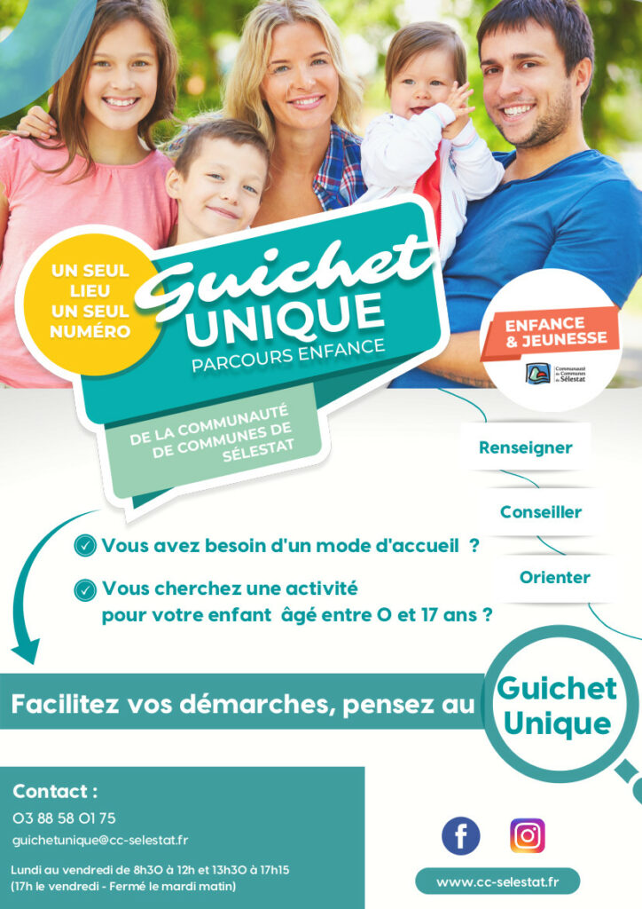 Guichet unique "Parcours Enfance" - Mairie de Châtenois en Alsace